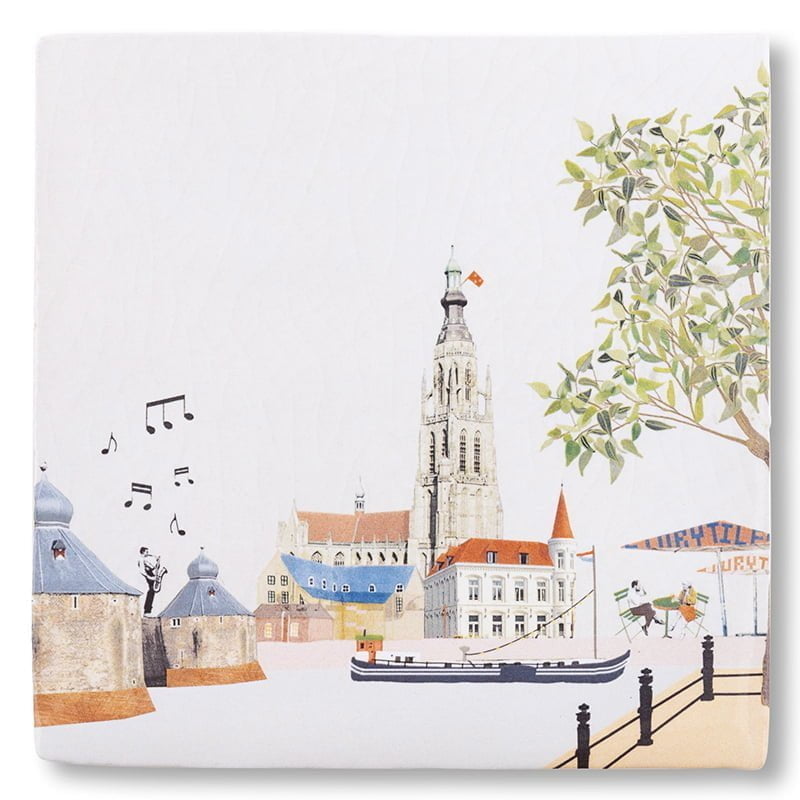 Memories of Breda tile | Including hanging hook