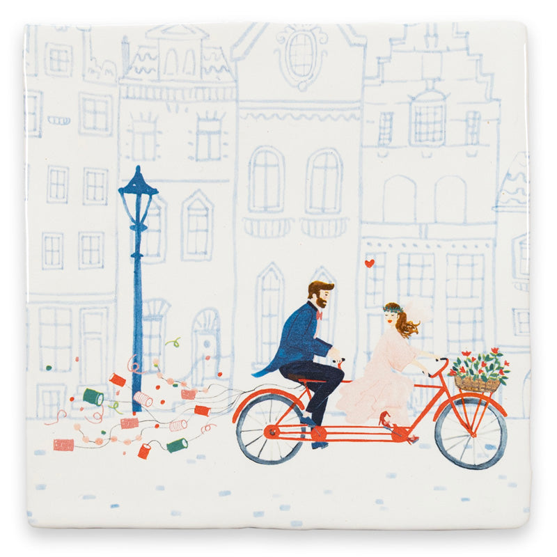 It's official! tile | A beautiful wedding gift for the happy couple